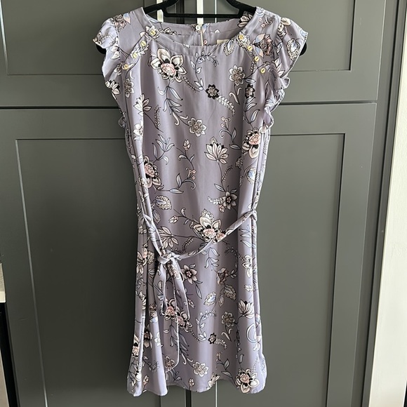 LOFT | Dresses | Nwt Loft Floral Ruffle Sleeve Shift Dress | Poshmark